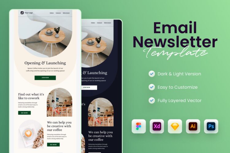 25+ Best Figma Email Templates (Figma for Email Design) - Theme Junkie