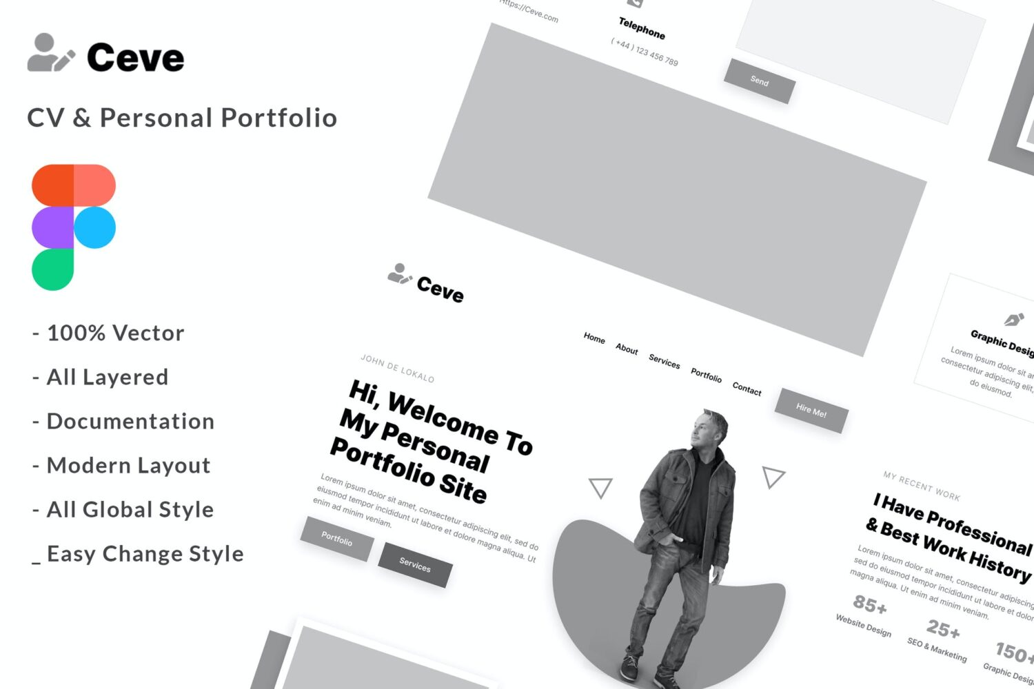 25+ Best Figma Portfolio Templates (Make a Portfolio Website in Figma ...