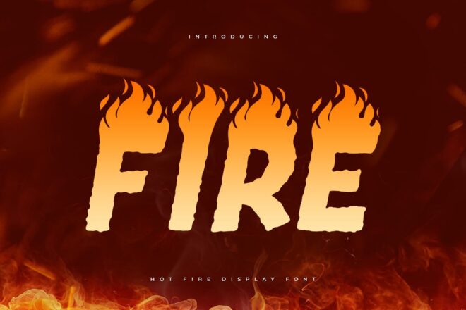 20+ Best Fire Fonts for Hot and Fiery Designs - Theme Junkie