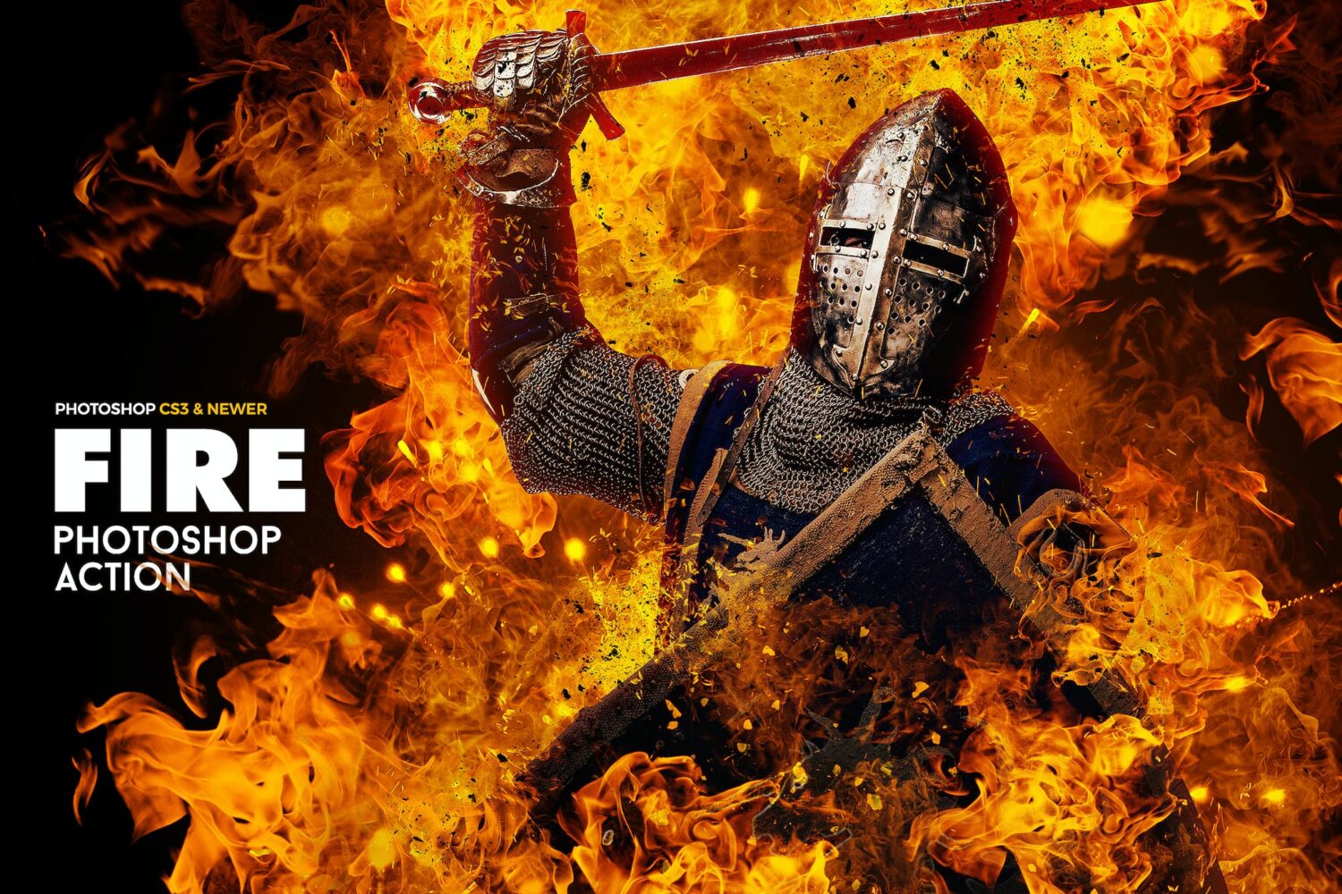 25+ Teknik Photoshop Efek Api Terbaik untuk Grafis yang Membara ...