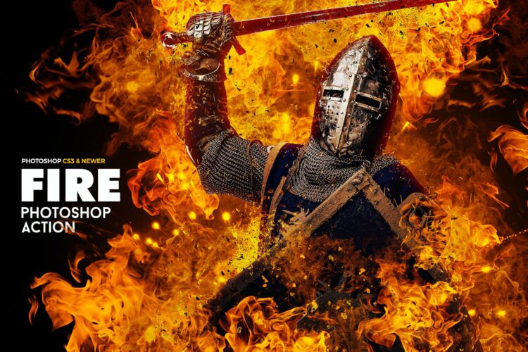 25+ Teknik Photoshop Efek Api Terbaik untuk Grafis yang Membara ...