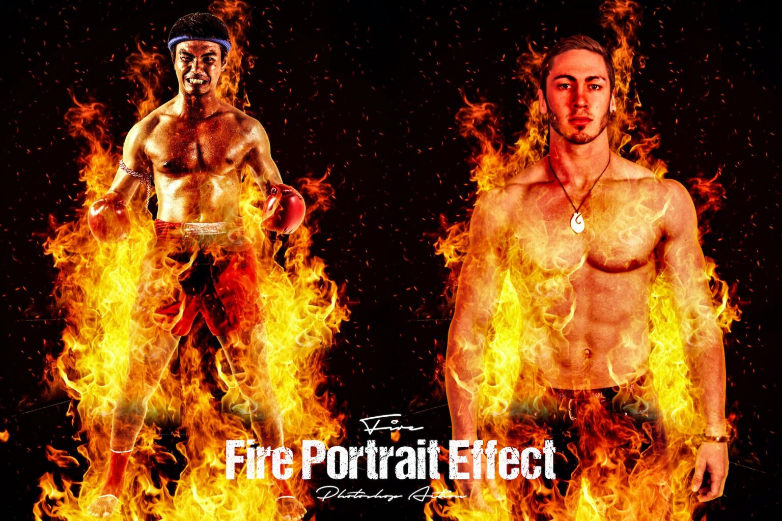 25+ Best Fire Effect Photoshop Techniques for Blazing Graphics - Theme ...