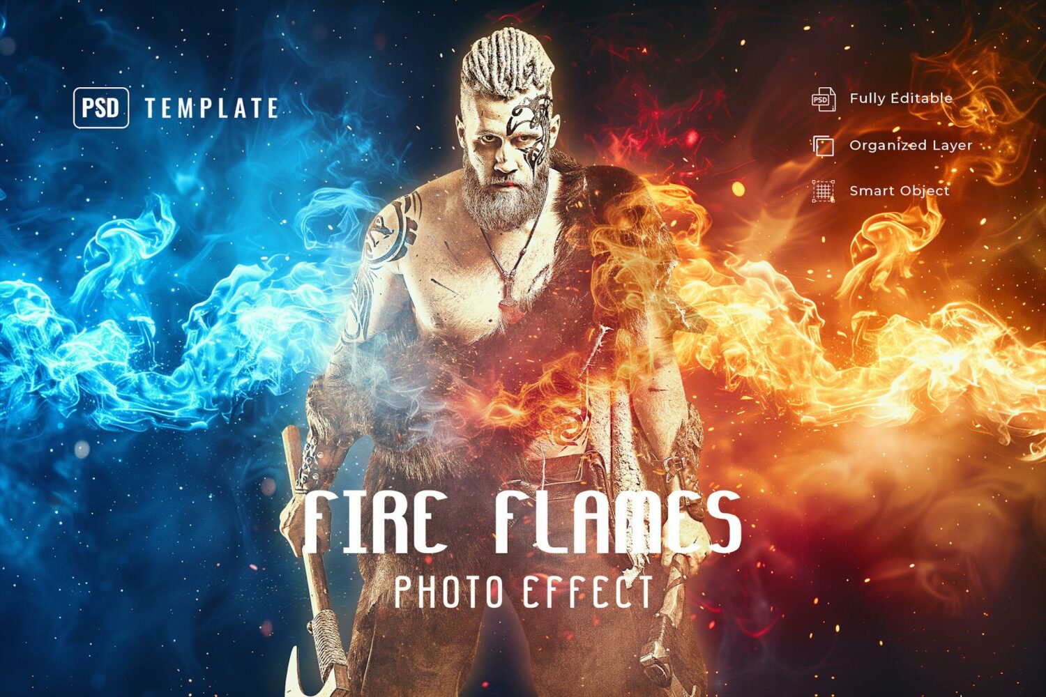 25+ Teknik Photoshop Efek Api Terbaik untuk Grafis yang Membara ...