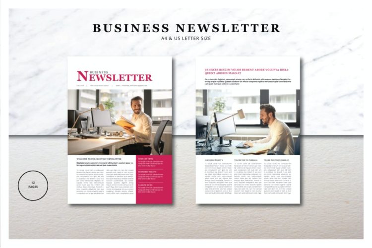 45+ Best InDesign Newsletter Templates (Free & Pro) 2024 - Theme Junkie