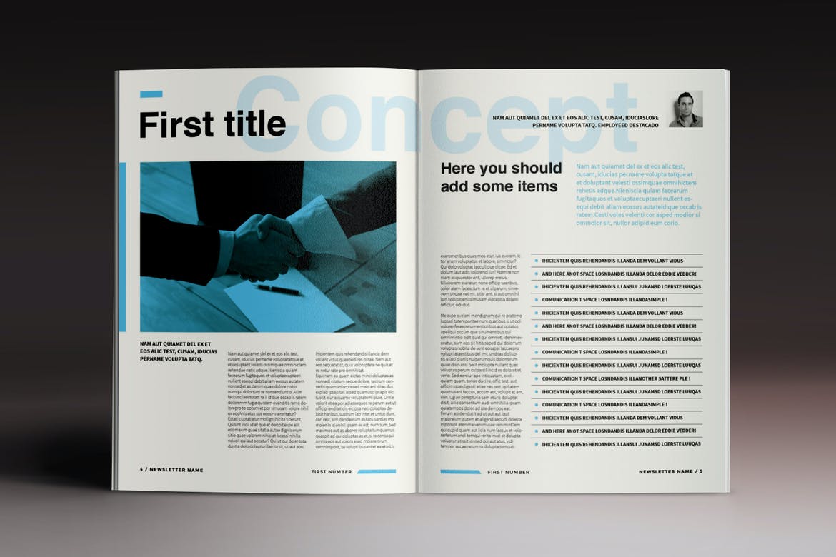 Adobe Indesign Newsletter Templates Printable Templates