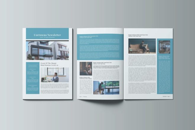 25+ Template Buletin InDesign Terbaik (Gratis & Pro) 2024 - desainae.com