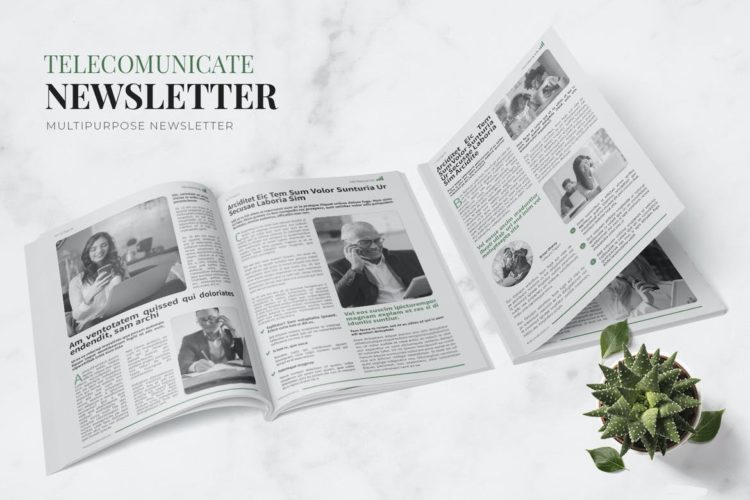 25+ Template Buletin InDesign Terbaik (Gratis & Pro) 2024 - desainae.com