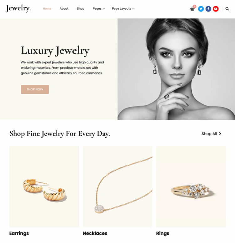 30+ Best Jewelry WordPress Themes 2025 (Free & Premium) - Theme Junkie