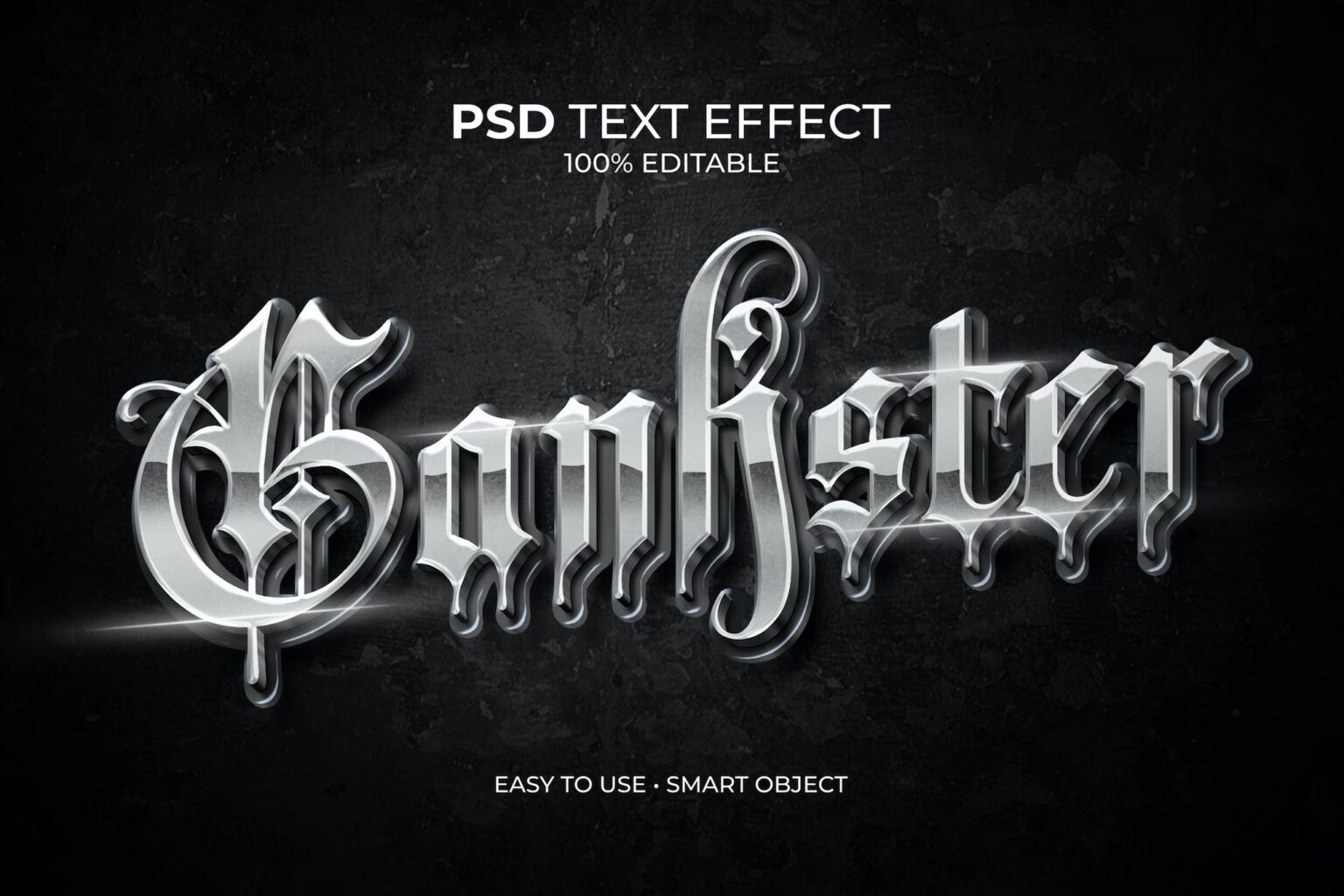 50+ Best Metallic Photoshop Effects (Metallic Text, Textures, Fonts ...