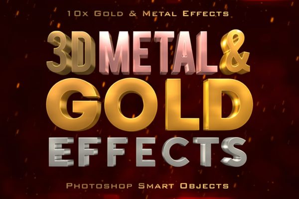 35+ Gold Effects & Patterns for Photoshop (+ Gold Foil Effects) - Theme ...