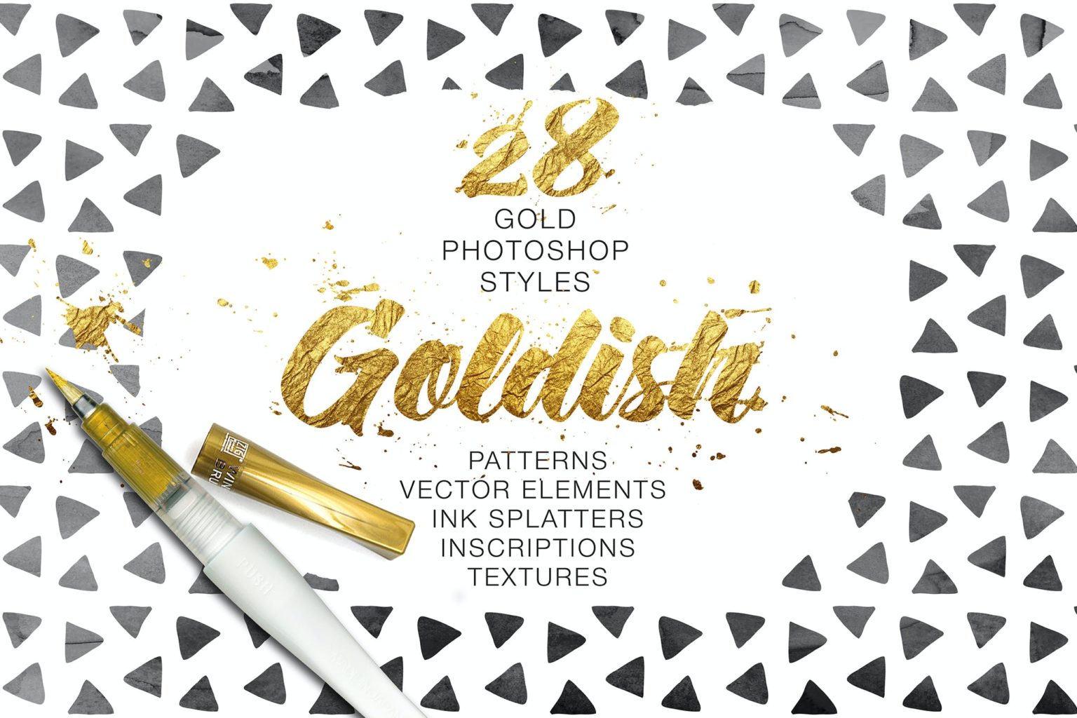 35+ Gold Effects & Patterns for Photoshop (+ Gold Foil Effects) - Theme ...