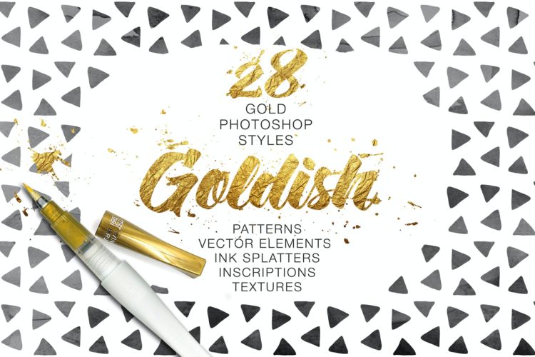 35+ Gold Effects & Patterns for Photoshop (+ Gold Foil Effects) - Theme ...