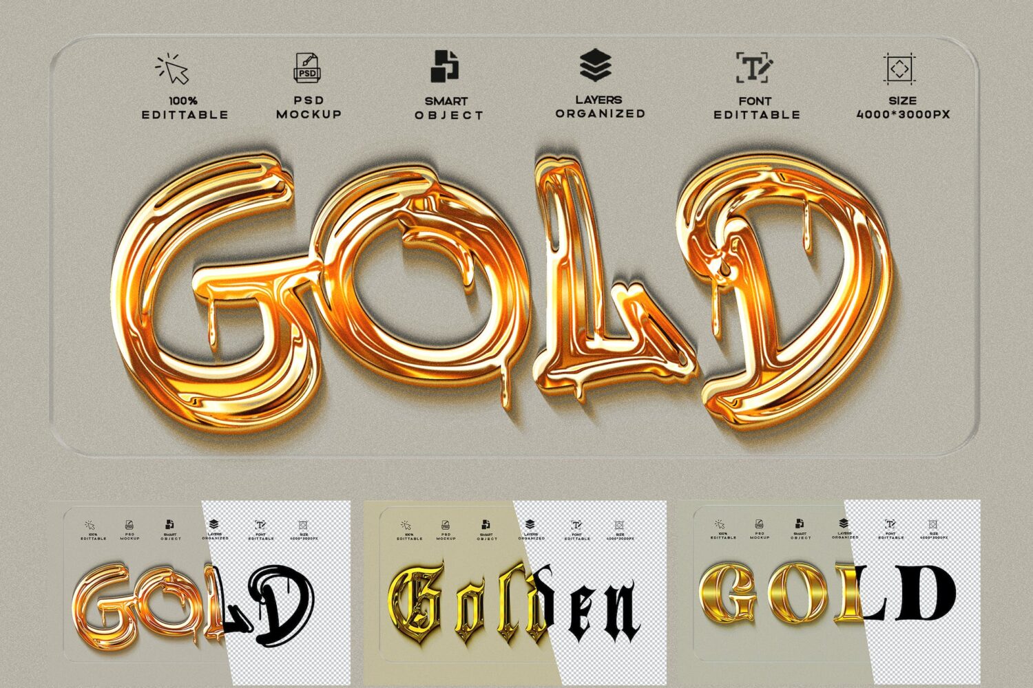 35+ Gold Effects & Patterns for Photoshop (+ Gold Foil Effects) - Theme ...