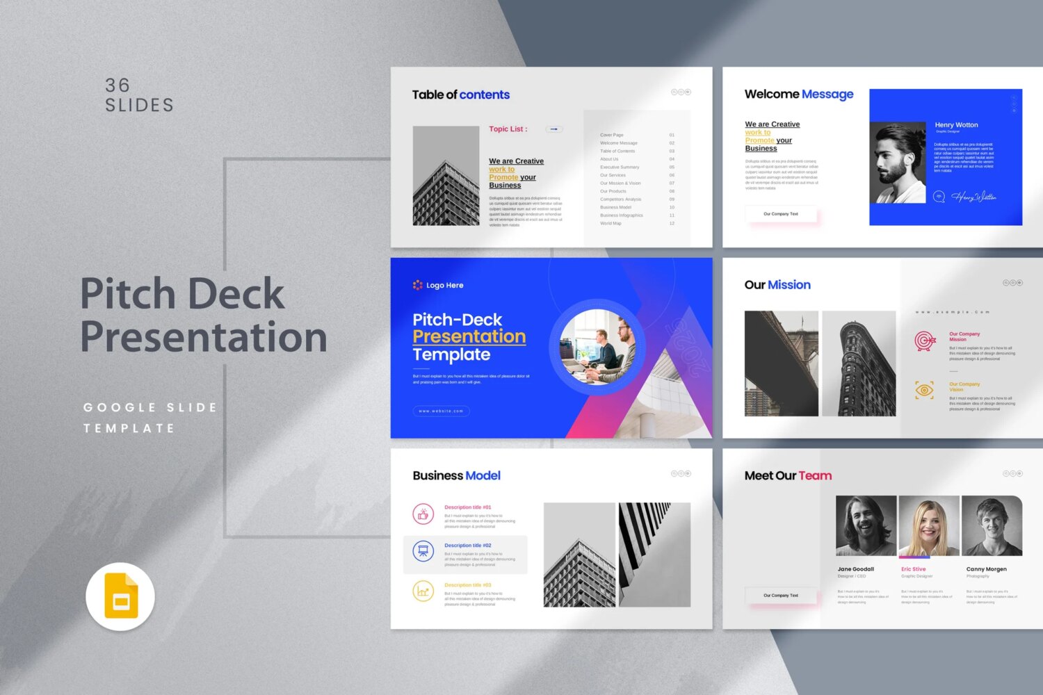 60+ Best Google Slides Pitch Deck Templates (Free & Pro) 2025 - Theme ...