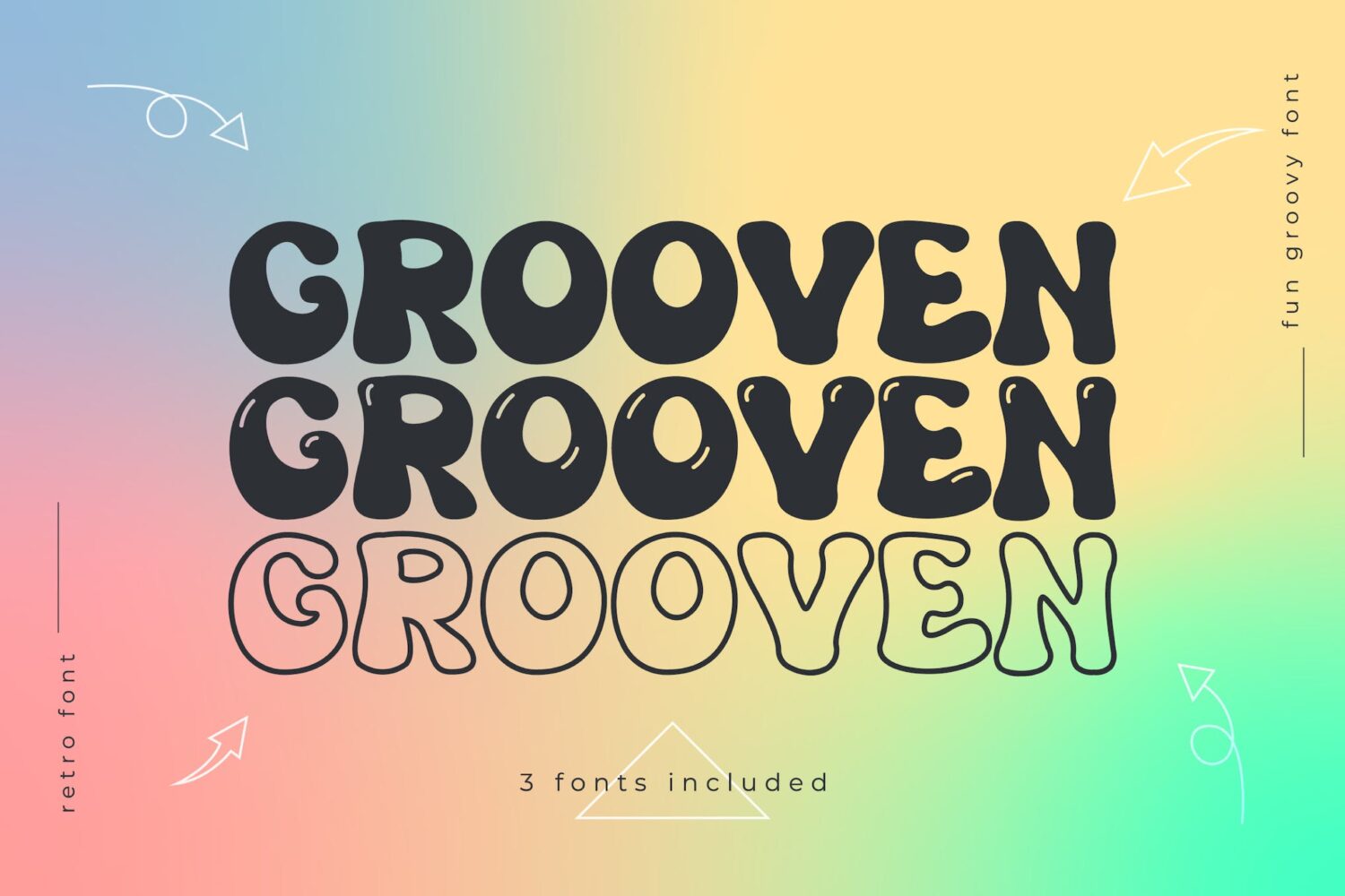 25+ Font Groovy Terbaik untuk Sentuhan Tahun 60an - desainae.com