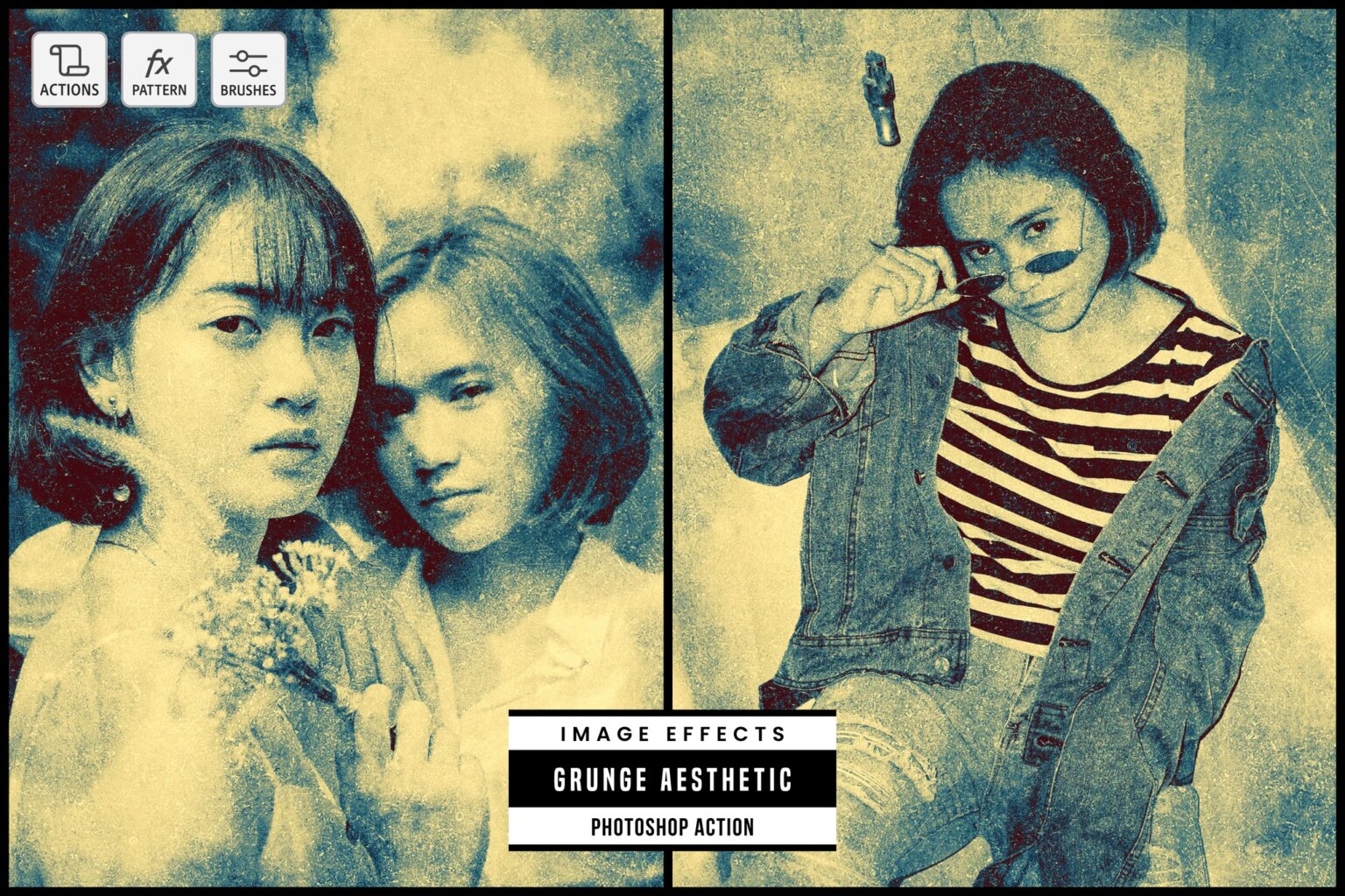 45+ Best Grunge Effects, Brushes + Grunge Textures for Photoshop 2025 ...