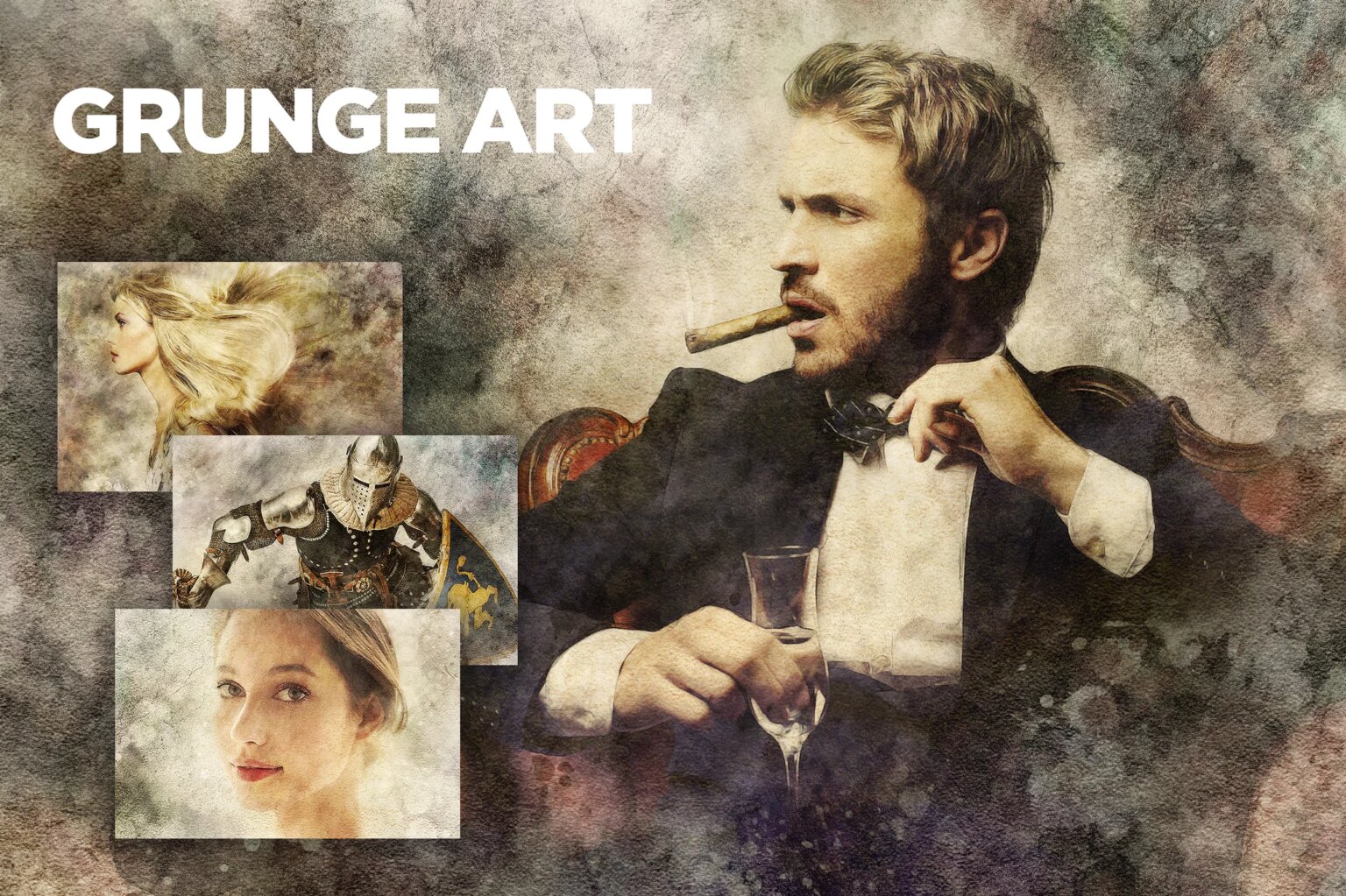 45+ Best Grunge Effects, Brushes + Grunge Textures for Photoshop 2025 ...