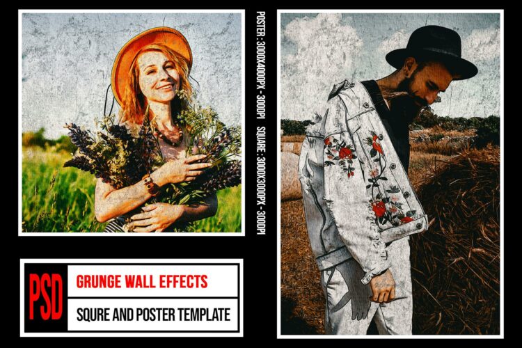 45+ Best Grunge Effects, Brushes + Grunge Textures for Photoshop 2025 ...