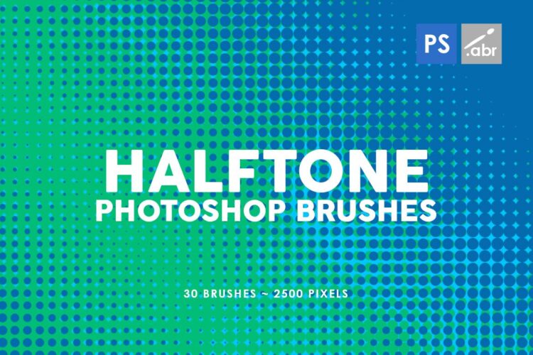 35+ Best Halftone Effects for Photoshop (Color Halftone Brushes ...