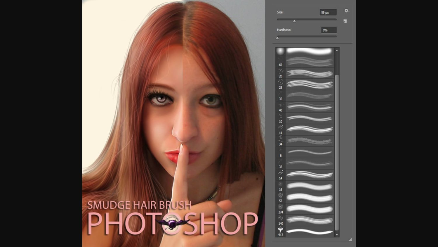 20+ Kuas Rambut Photoshop Terbaik 2024 - desainae.com