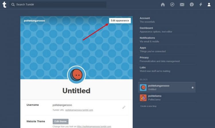 How to Change Tumblr URL & Name - Theme Junkie