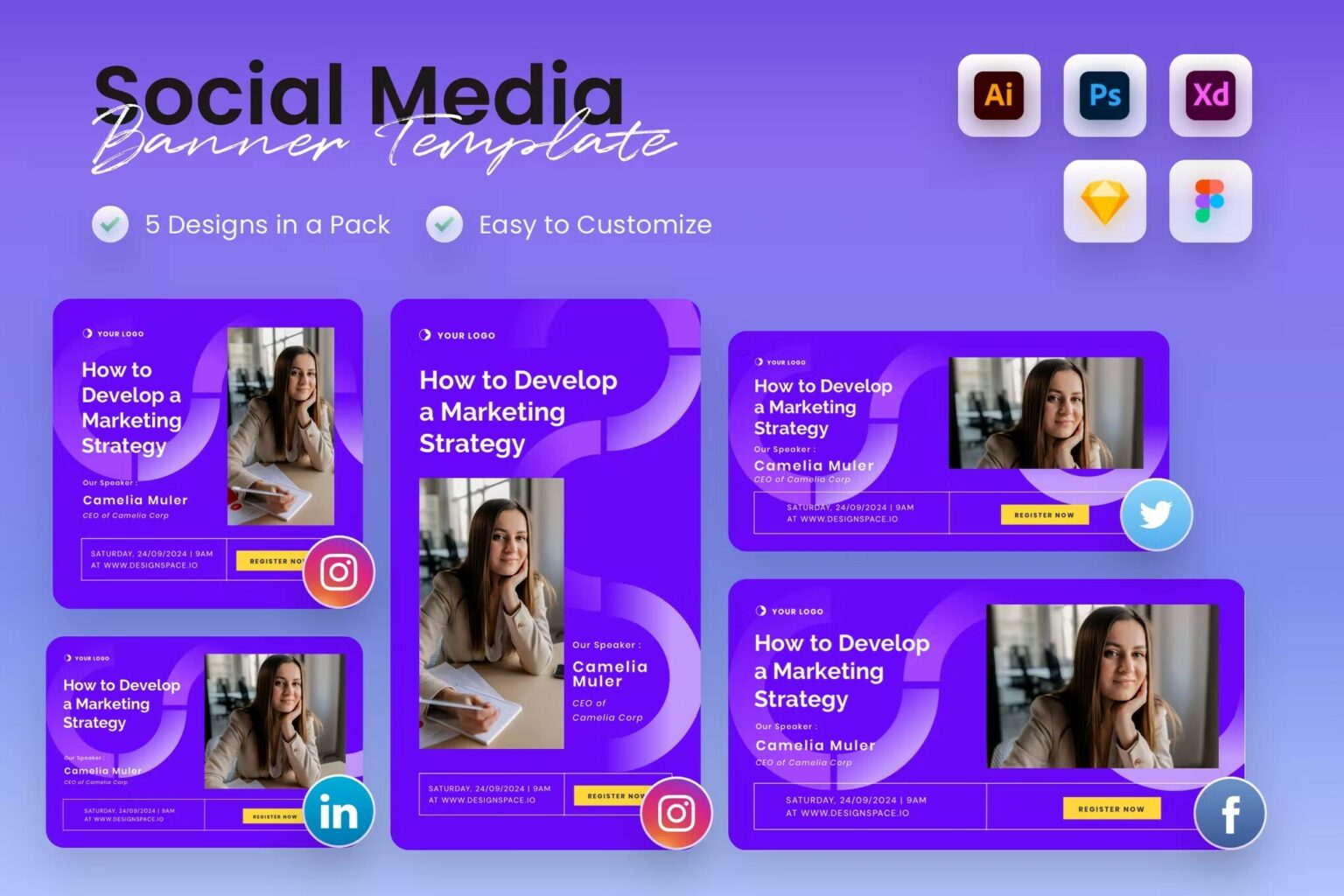 30+ Best Figma Instagram & Social Media Templates - Theme Junkie