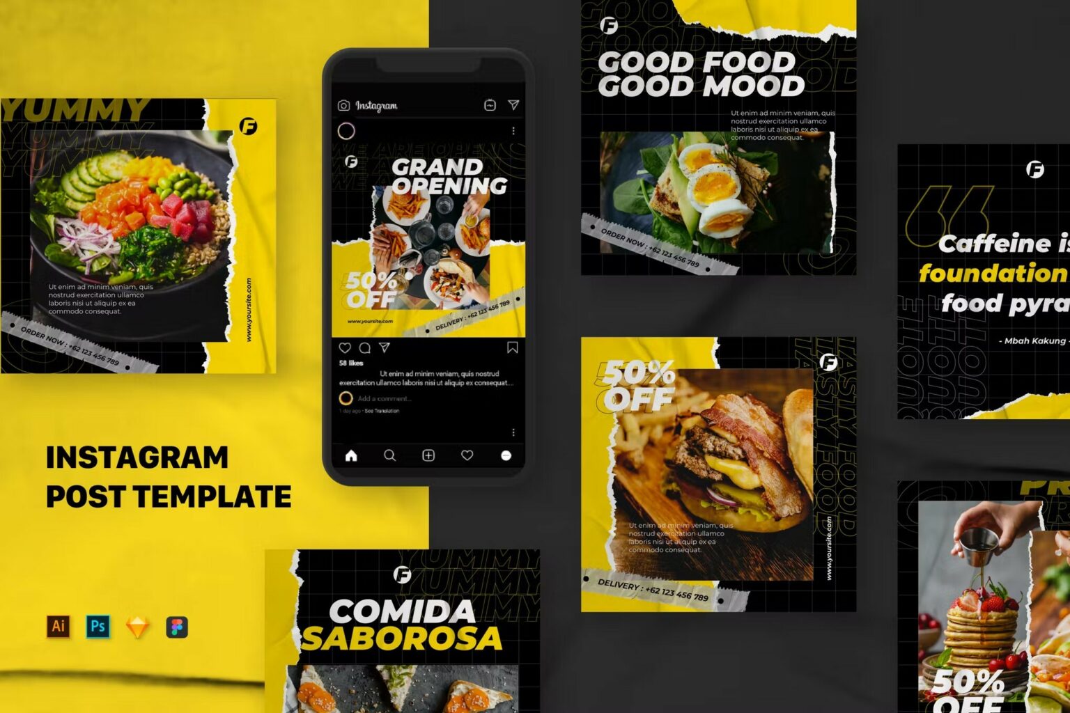 30+ Best Figma Instagram & Social Media Templates - Theme Junkie