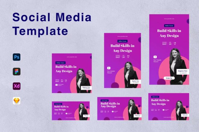 30+ Best Figma Instagram & Social Media Templates - Theme Junkie