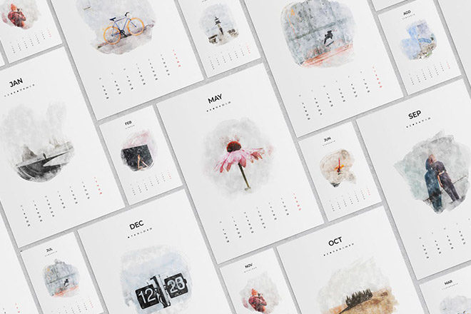 45 Best InDesign Calendar Templates For 2023 Theme Junkie