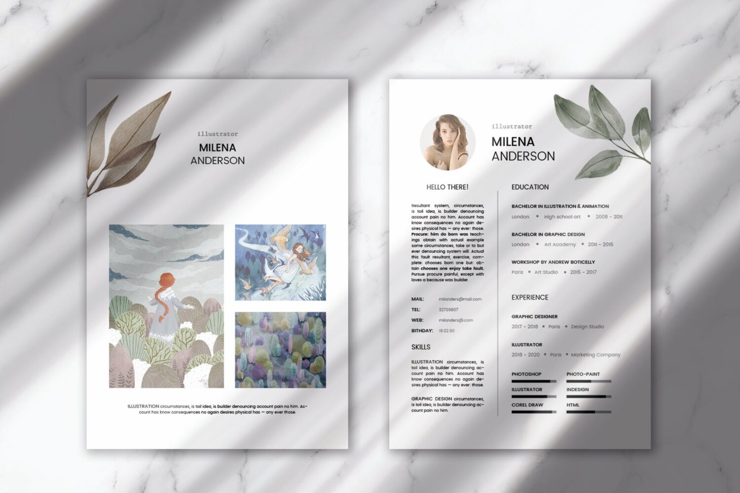 50+ Best InDesign Resume Templates (+ Free CV Templates) 2023 - Theme ...