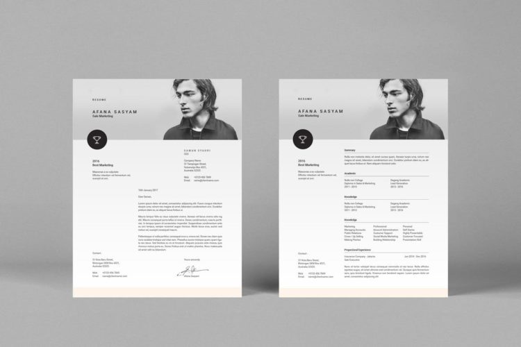 25+ Template Resume InDesign Terbaik (+ Template CV Gratis) 2024 ...