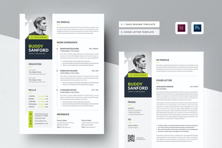 60+ Best InDesign Resume Templates (+ Free CV Templates) 2025 - Theme ...