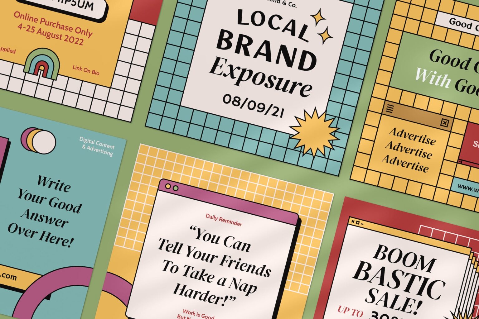 70+ Top Instagram Grid Template PSDs for 2024 - Theme Junkie