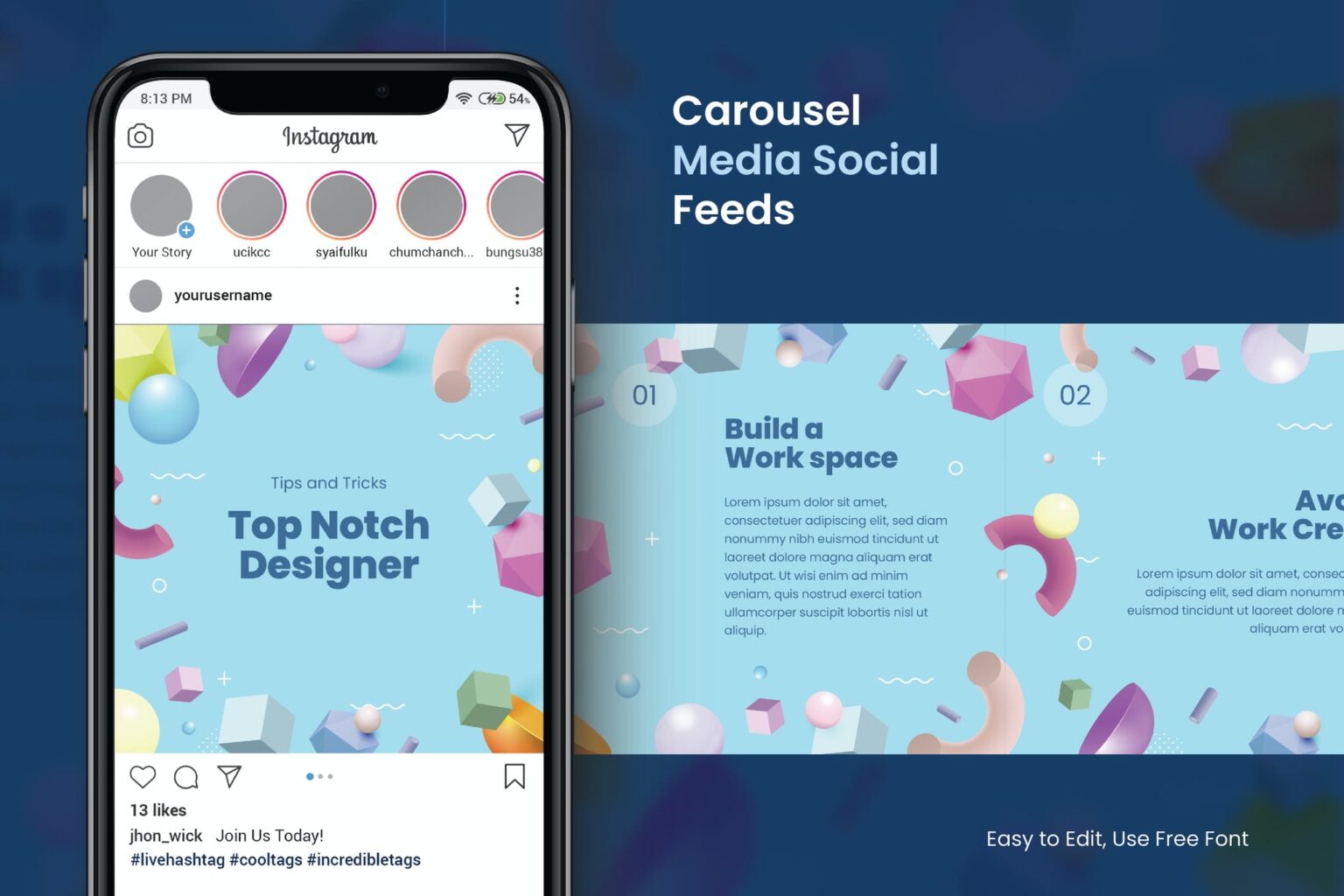 30+ Best Instagram Carousel Templates (+ Carousel Examples) - Theme Junkie