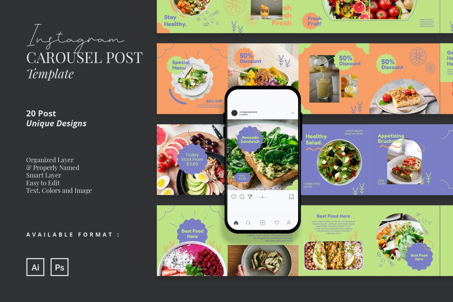 25+ Best Instagram Carousel Templates (+ Carousel Examples) - Theme Junkie
