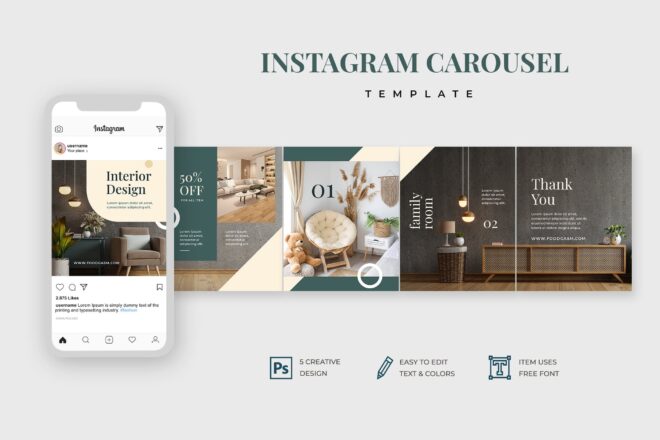 30+ Best Instagram Carousel Templates (+ Carousel Examples) - Theme Junkie