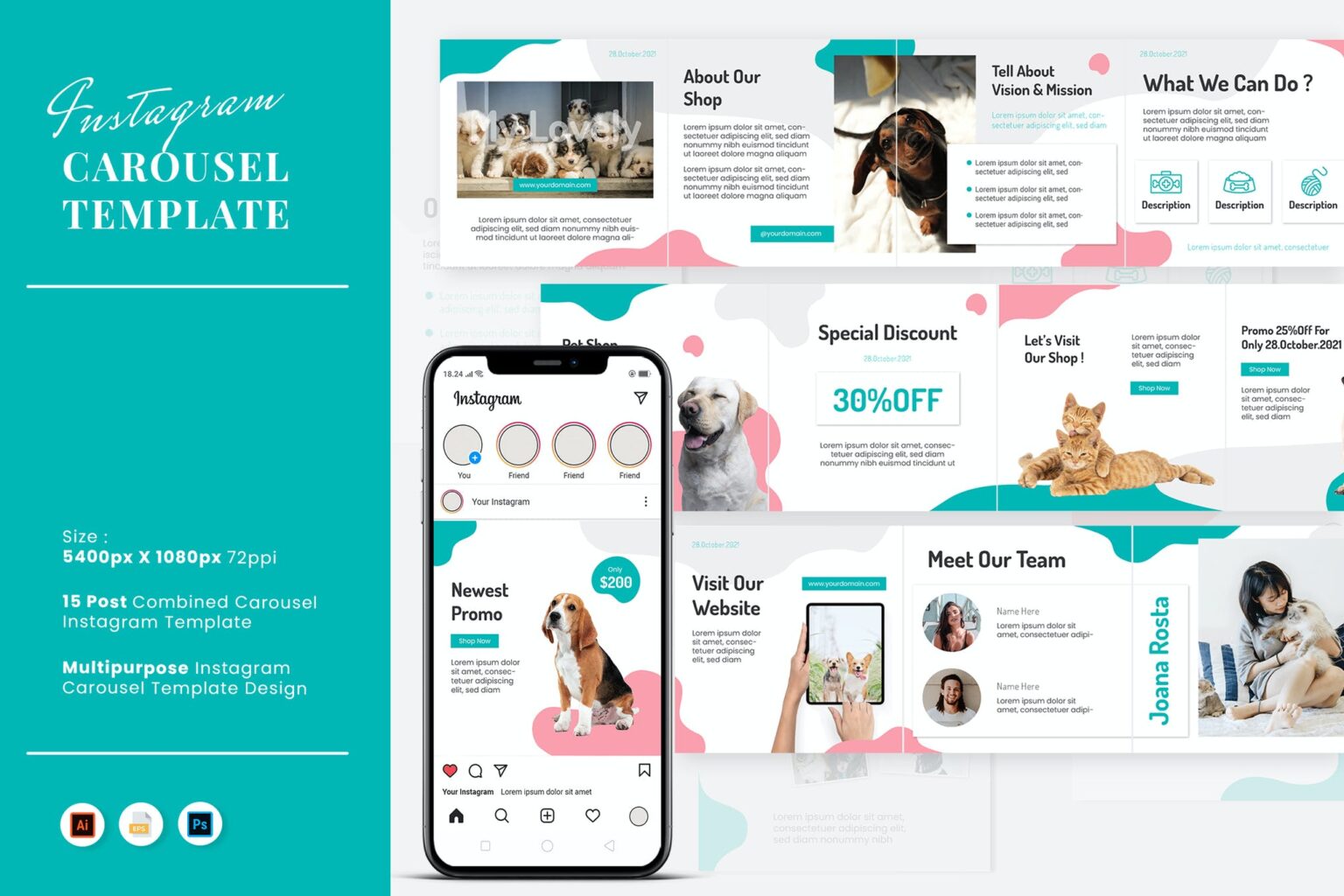 30+ Best Instagram Carousel Templates (+ Carousel Examples) - Theme Junkie