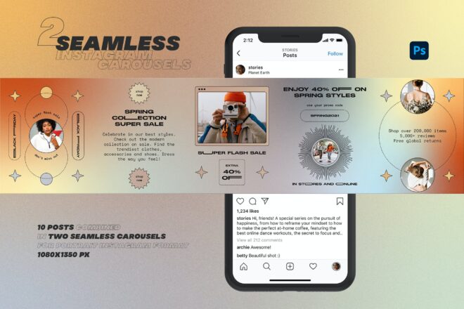 30+ Best Instagram Carousel Templates (+ Carousel Examples) - Theme Junkie