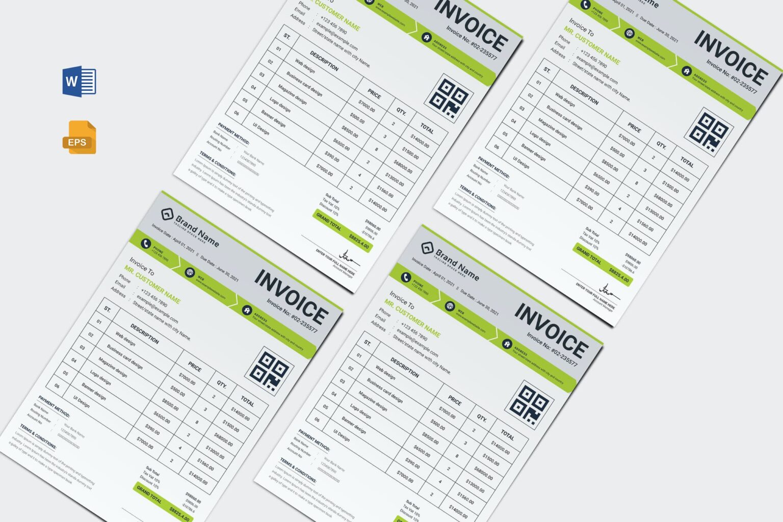 35+ Best Invoice Templates for Word (Get Paid Quickly) 2024 - Theme Junkie
