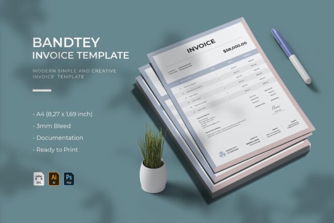 25+ Best Invoice Templates for Word (Get Paid Quickly) 2022 - Theme Junkie