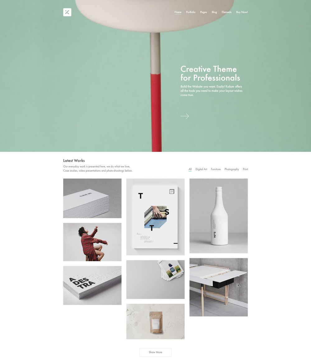 50+ Best WordPress Themes for Graphic Designers 2021 (Free & Premium ...