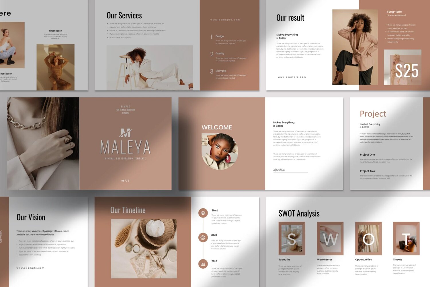 70+ Minimalist PowerPoint Templates (Free & Pro Minimal PPT) 2025 ...