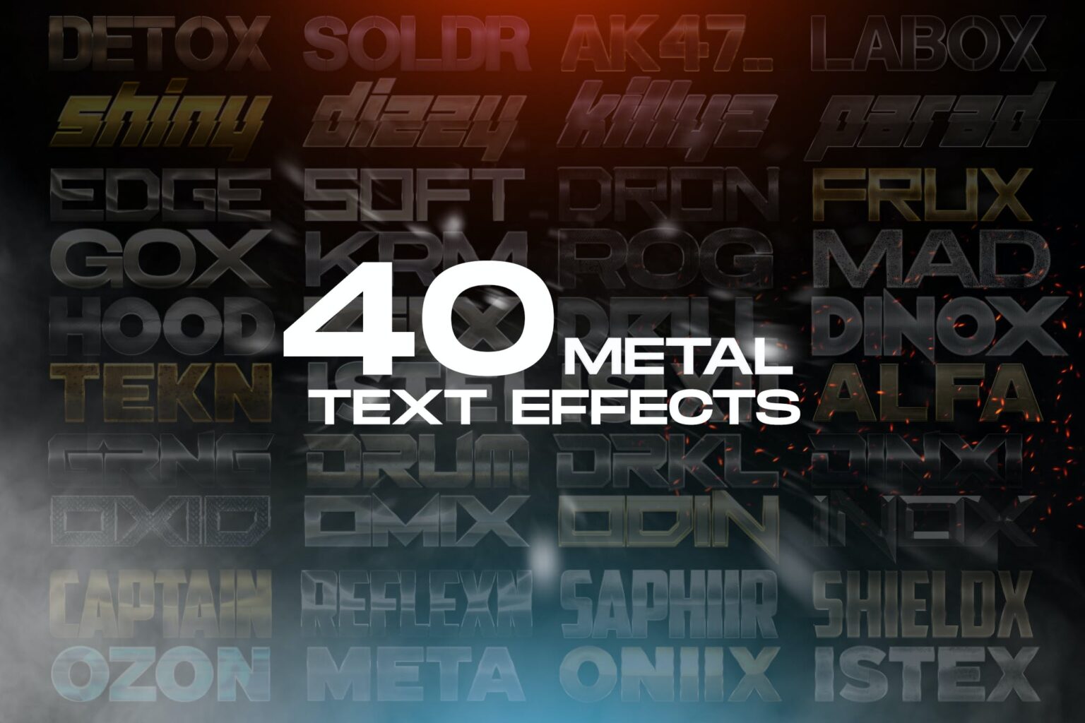 45+ Best Metallic Photoshop Effects (Metallic Text, Textures, Fonts ...