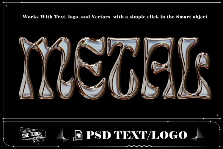 50+ Best Metallic Photoshop Effects (Metallic Text, Textures, Fonts ...