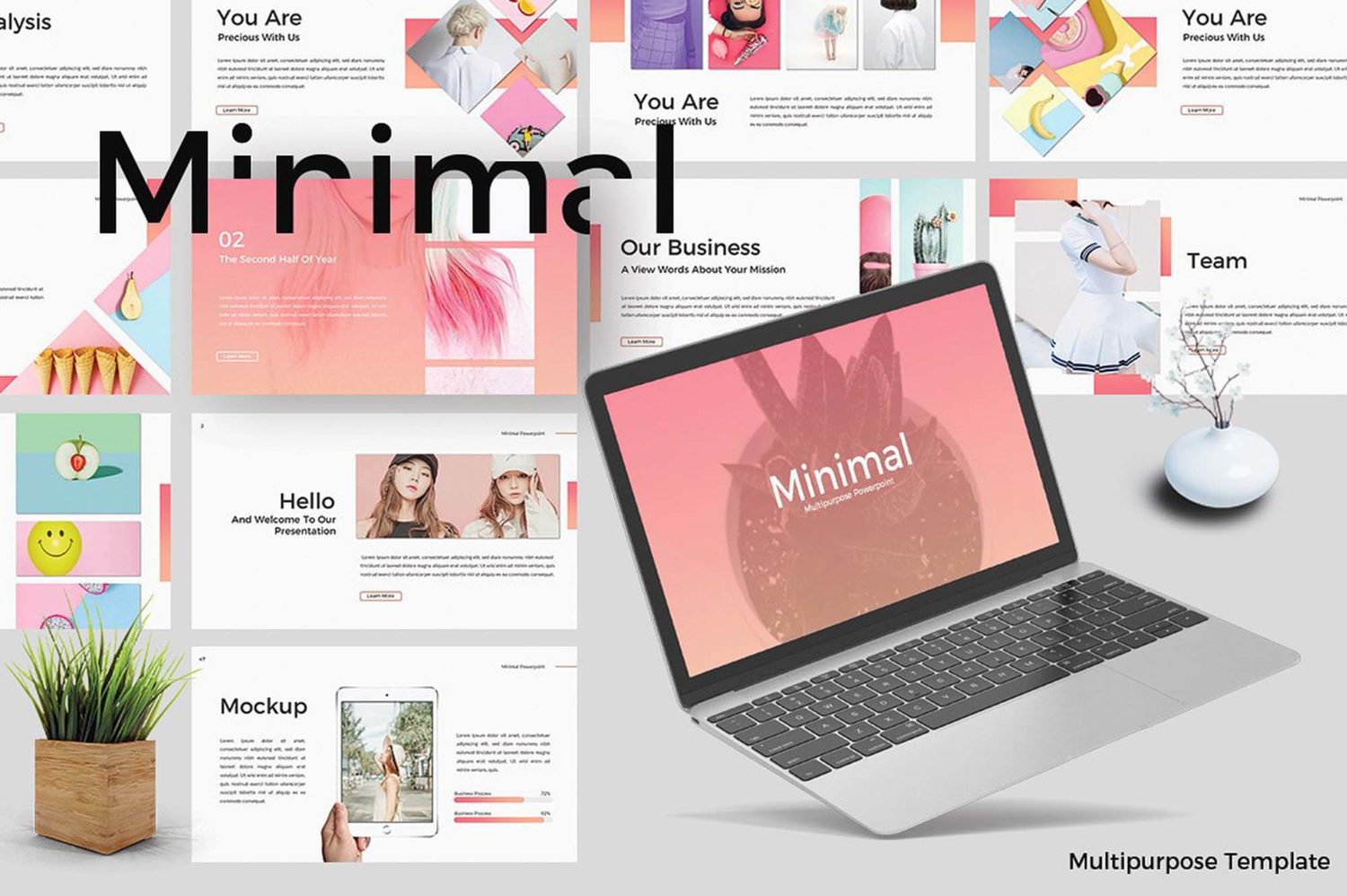 20+ Template PowerPoint Minimalis (Gratis & Pro Minimal PPT) 2021 ...