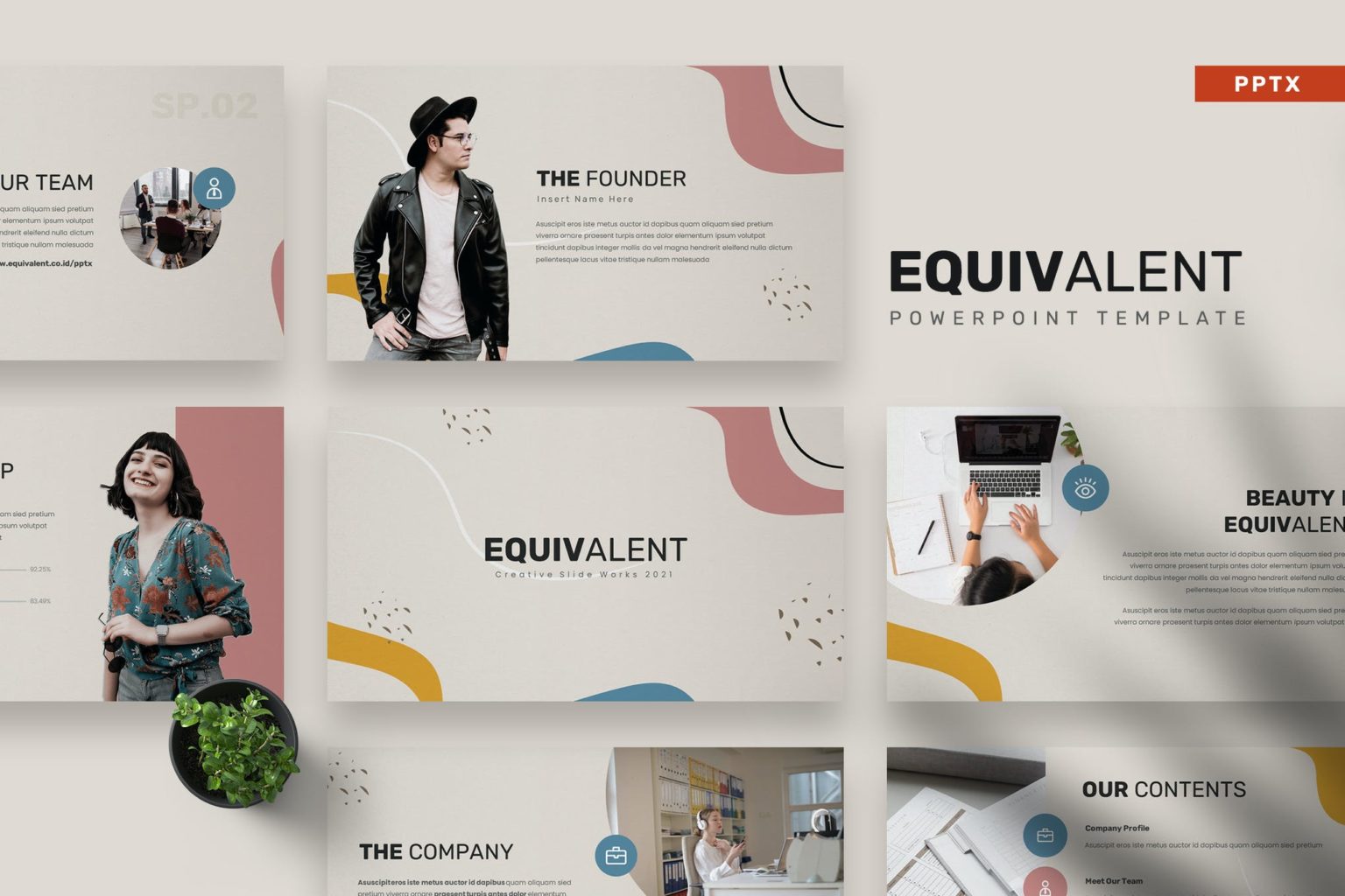 Modern Minimalist Powerpoint Template