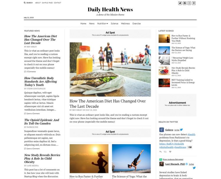 20+ Best WordPress News Themes (Free & Pro Newspaper Themes) 2025 ...