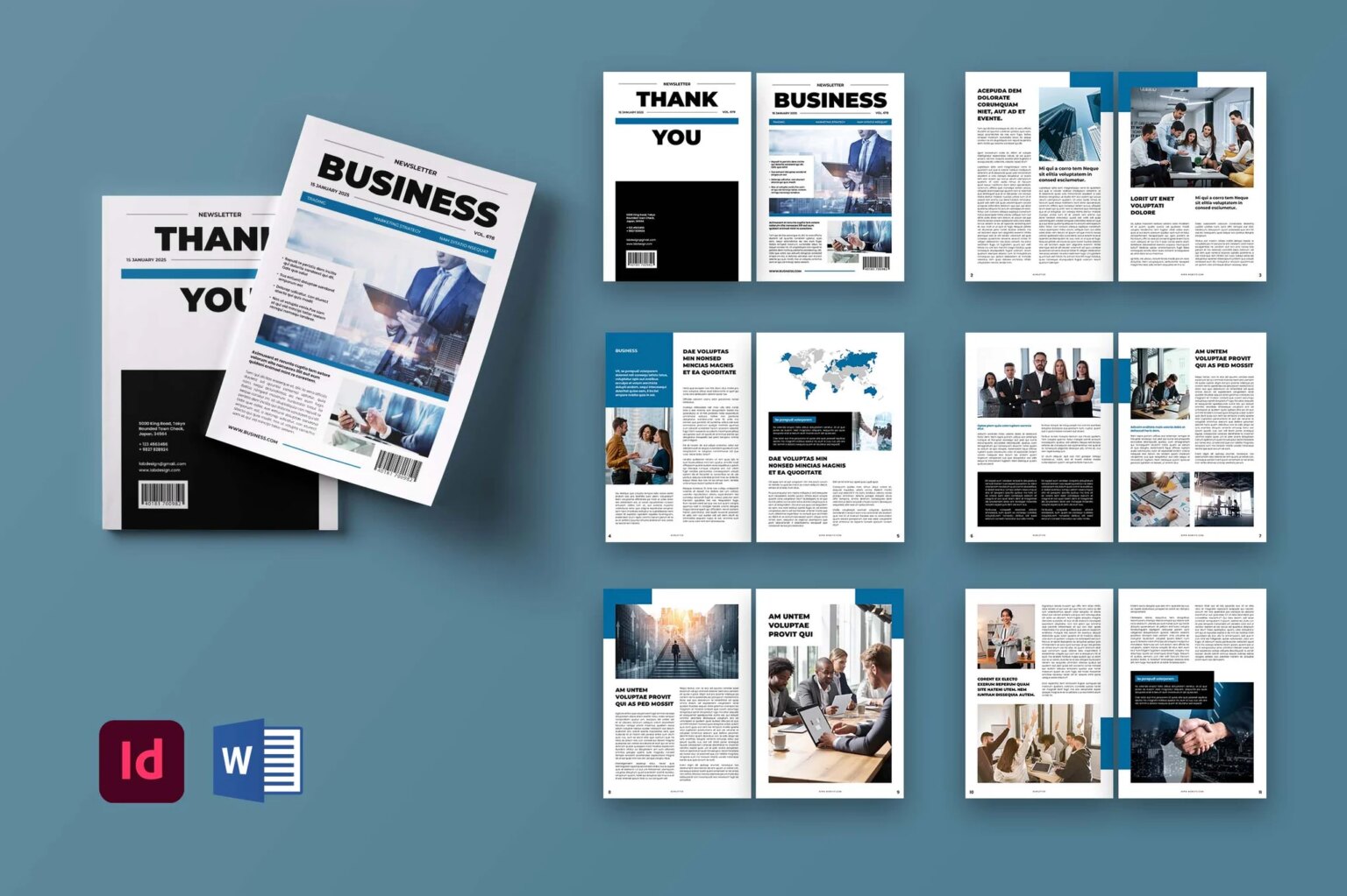 50+ Best InDesign Newsletter Templates (Free & Pro) 2025 - Theme Junkie