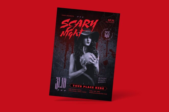 35+ Best Halloween Poster & Flyer Templates (Free & Pro) - Theme Junkie