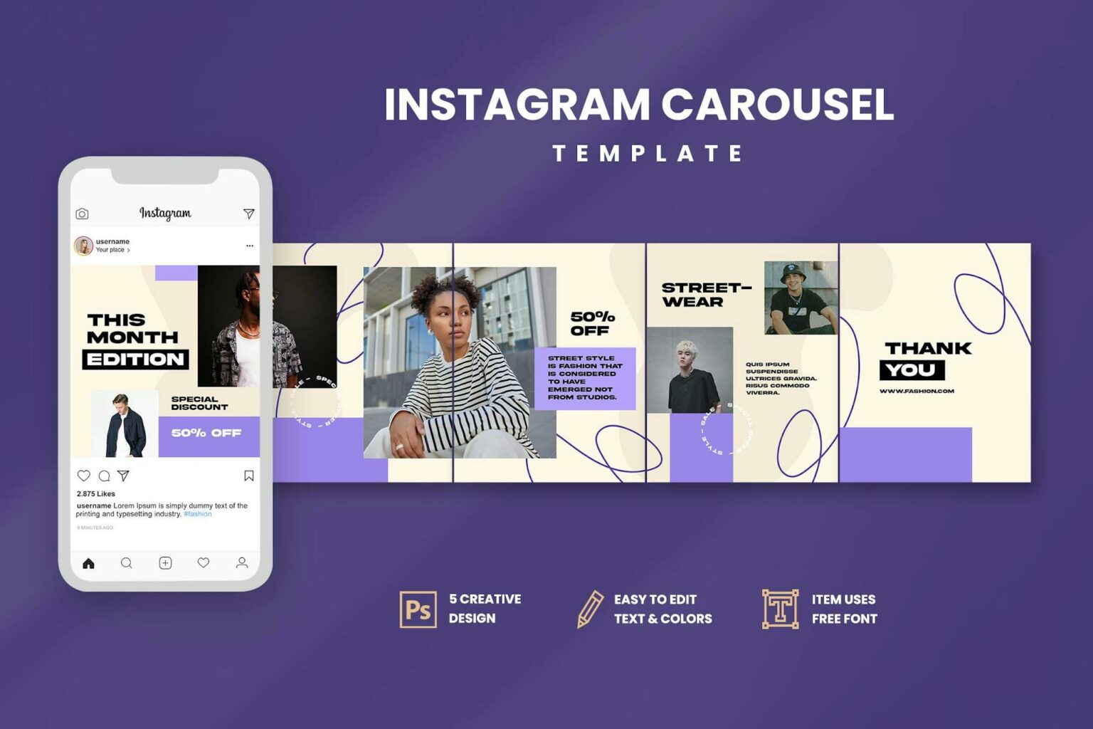 30+ Best Instagram Carousel Templates (+ Carousel Examples) - Theme Junkie